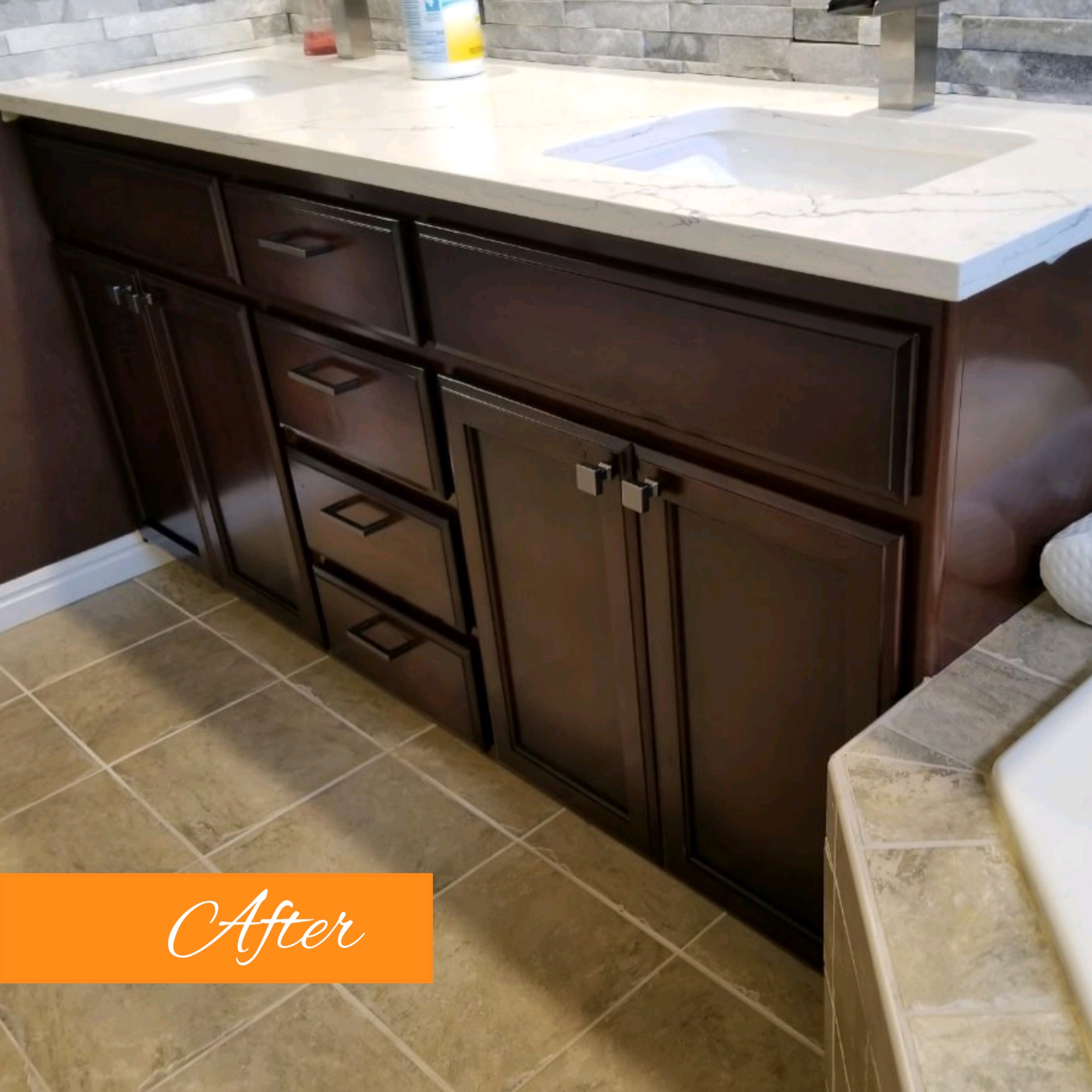 Stain Cabinet Color Change | N-Hance of Boise