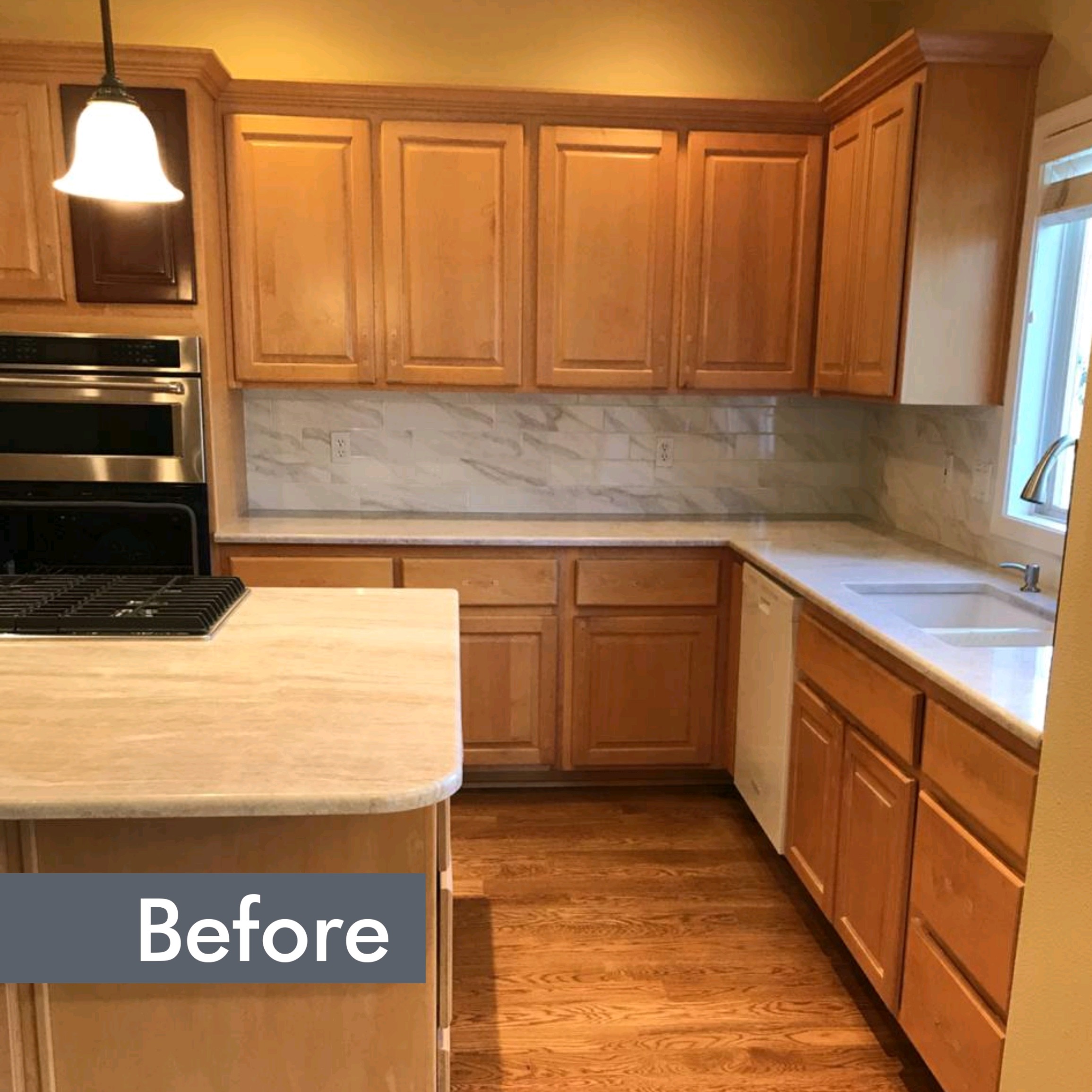 Stain Cabinet Color Change | N-Hance of Boise