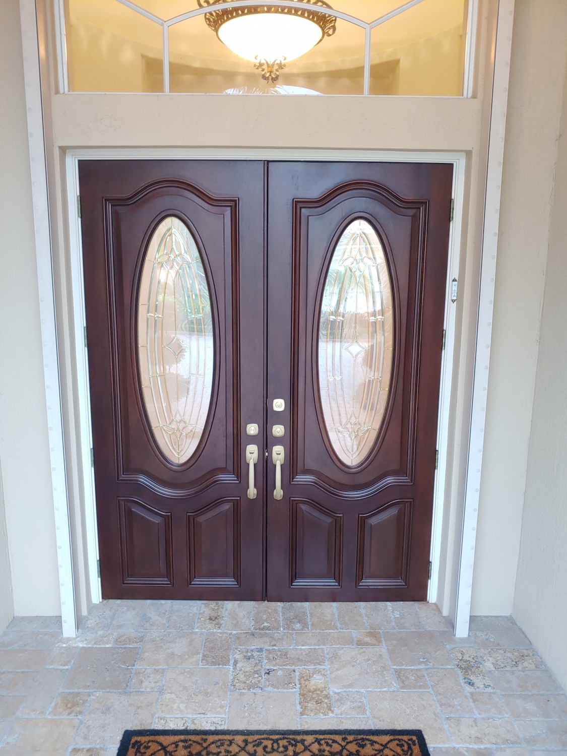 Front Door Restoration | N-Hance Wood Refinishing of Palm Beach ...